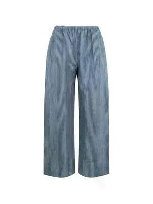 DEIJI STUDIOS Ease Stripe-pattern Trousers