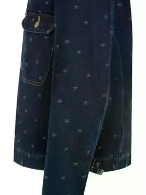 Needles Star-jacquard Denim Jacket