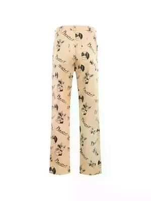MARKET Smiley Cubism Double-knee Trousers