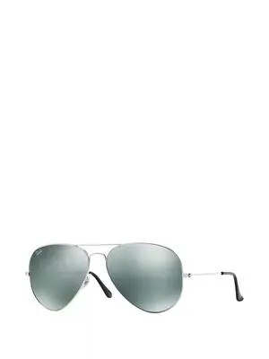 Ray-ban Aviator Mirrored Sunglasses - Silver