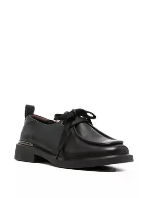 LINDA BAUMANN Leather Derby Shoes