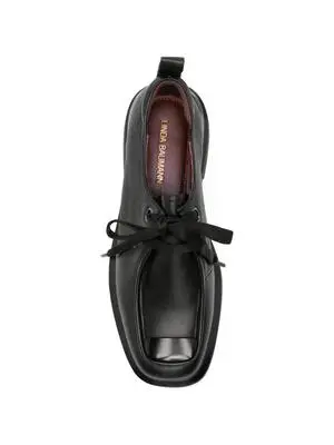 LINDA BAUMANN Leather Derby Shoes
