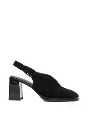 LINDA BAUMANN Buckle-fastening Slingback Pumps