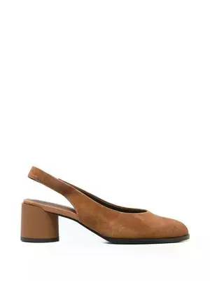 LINDA BAUMANN Slingback Block-heel Pumps