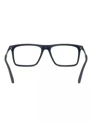 Emporio Armani Square-frame Glasses - Blue