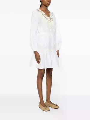 Ermanno Scervino Lace-embellished Mini Dress