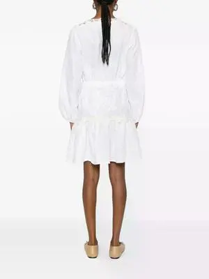 Ermanno Scervino Lace-embellished Mini Dress