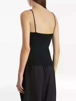 Khaite Bellame Knit Top - Black