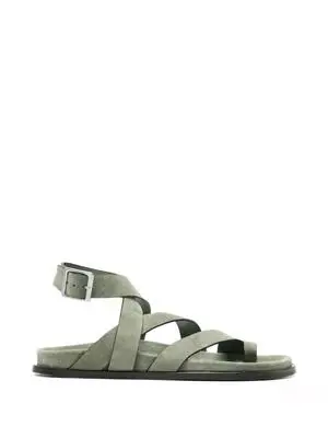 ALOHAS Multi-strap Buckled Sandals - Green
