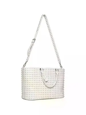 John Richmond Stud-embellished Tote Bag - White