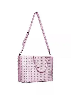 John Richmond Stud-embellished Tote Bag - Pink