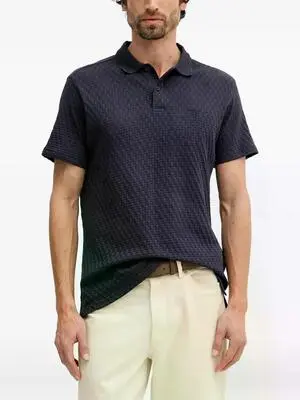 Barbour Westerdale Textured Polo Shirt - Blue