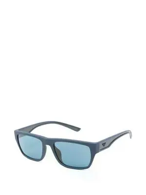 Emporio Armani Rectangle-frame Sunglasses - Grey