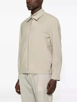 BRIGLIA 1949 Zip-up Collared Jacket