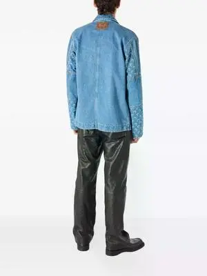MARINE SERRE Moon-print Denim Jacket