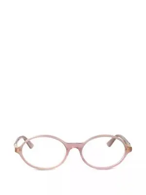 Chloé Round Frame Eyeglasses Pink