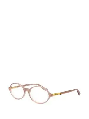 Chloé Round Frame Eyeglasses - Pink