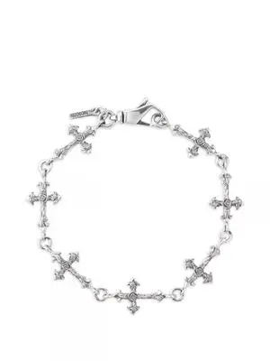 Emanuele Bicocchi Rose Multi-Cross Bracelet Silver