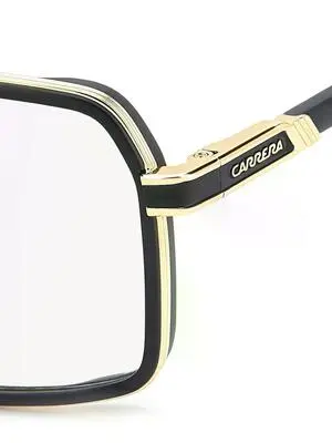 Carrera Eyewear 1146 Double-bridge Geometric-frame Glasses - Black