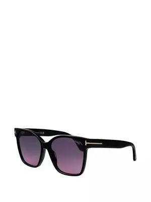 TOM FORD Geometric-frame Sunglasses - Black