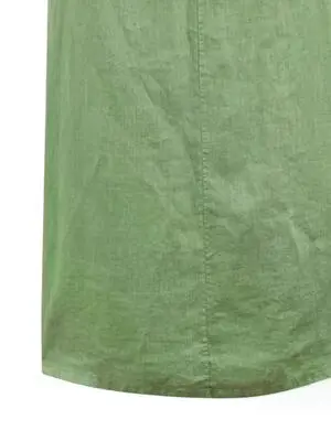 Aspesi Cut-out Tie-fastening Maxi Dress - Green
