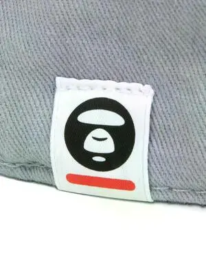 AAPE BY *A BATHING APE Logo-embroidered Baseball Cap - Neutrals