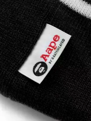 AAPE BY *A BATHING APE Intarsia-logo Beanie