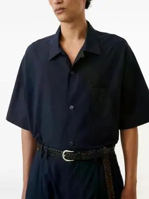 Studio Nicholson Agios Chest-pocket Shirt - Blue