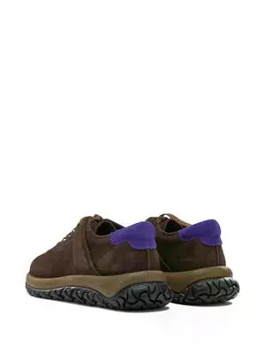 BIRKENSTOCK Stroedt Suede Panelled Sneakers - Brown