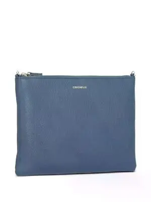 COCCINELLE Logo-print Leather Clutch Bag
