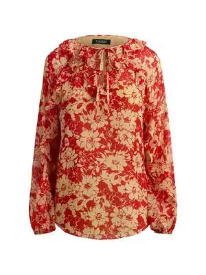 Women's Red Printed Shirts
