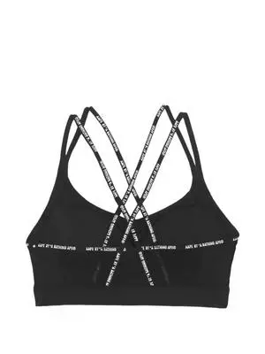 AAPE BY *A BATHING APE Moonface Criss-cross Sports Bra