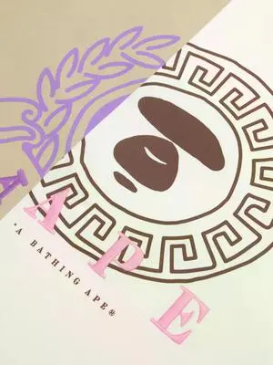 AAPE BY *A BATHING APE Moonface Spliced T-shirt Dress