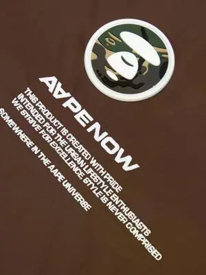 AAPE BY *A BATHING APE Moonface Zipped Bomber Jacket