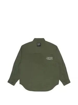 AAPE BY *A BATHING APE Moonface Embroidered Shirt - Green