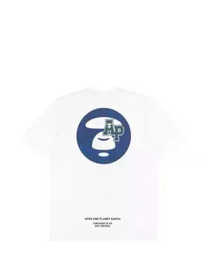 AAPE BY *A BATHING APE X Rob Flowers Moonface T-shirt