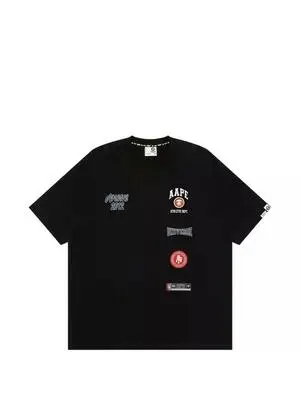 AAPE BY *A BATHING APE Moonface Logo-patch T-shirt