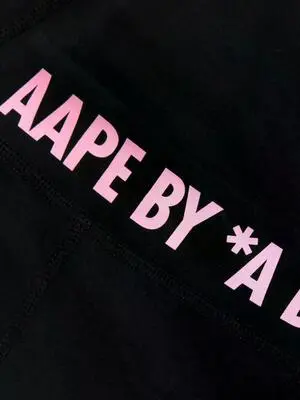 AAPE BY *A BATHING APE Moonface Panelled Leggings - Neutrals