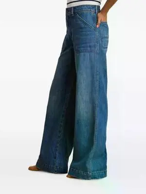 Ralph Lauren Patch-pocket Wide-leg Jeans
