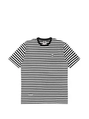 AAPE BY *A BATHING APE Moonface Striped T-shirt