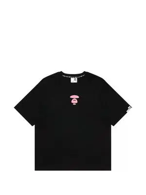 AAPE BY *A BATHING APE Moonface Patch Bear-print T-shirt - Black