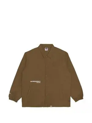 AAPE BY *A BATHING APE Moonface Coach Jacket - Brown