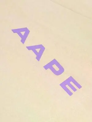 AAPE BY *A BATHING APE Moonface Hologram-print T-shirt