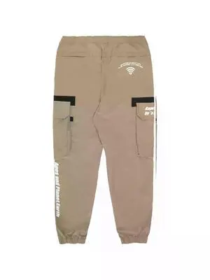 AAPE BY *A BATHING APE Cargo-pockets Track Pants - Brown