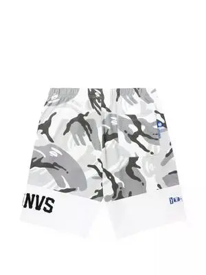 AAPE BY *A BATHING APE Moonface Camo-paneled Shorts