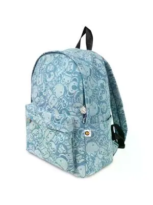 A BATHING APE Zip-pocket Backpack - Blue