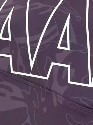 AAPE BY *A BATHING APE Moonface Camo-print Sports Top