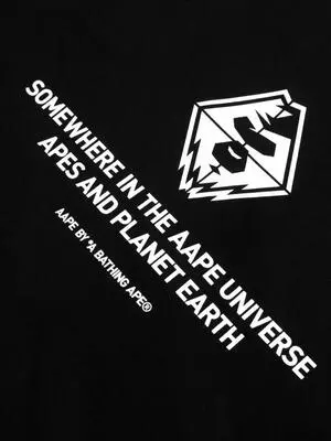 AAPE BY *A BATHING APE Logo-print Panelled Shirt