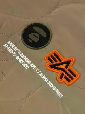 AAPE BY *A BATHING APE X Alpha Industries Quilted M-65 Jacket