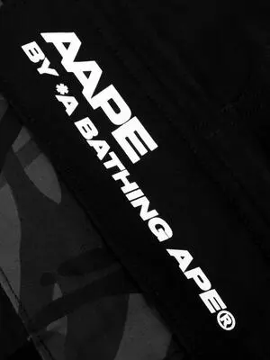 AAPE BY *A BATHING APE Moonface Camo Cargo Shorts - Neutrals